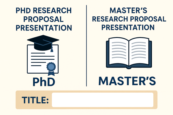 PhD Research Proposal and Master's Research Proposal Presentation ...